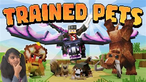 Trained Pets Training Pets In This Minecraft Marketplace Map Youtube
