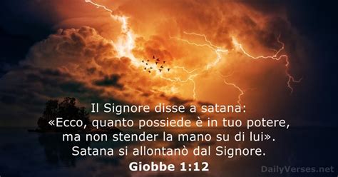 31 Agosto 2020 Versetto Della Bibbia Del Giorno Giobbe 1 12
