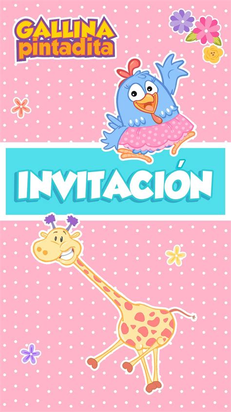 Invitaciones De Gallina Pintadita