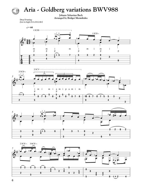 Classical Guitar Sheet Music