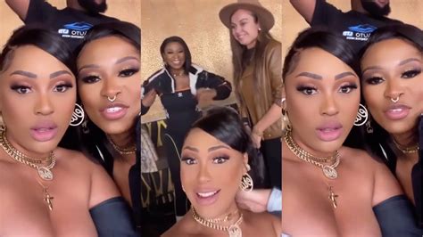 Cutest Video Of Dj Zinhle And Nadia Nakai In Zambia YouTube