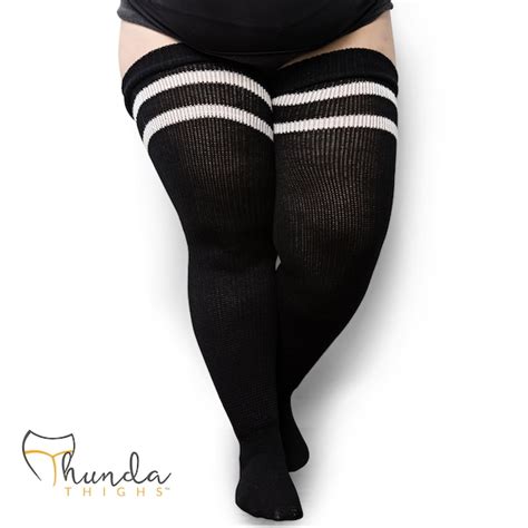Thigh High Socks Plus Size Etsy