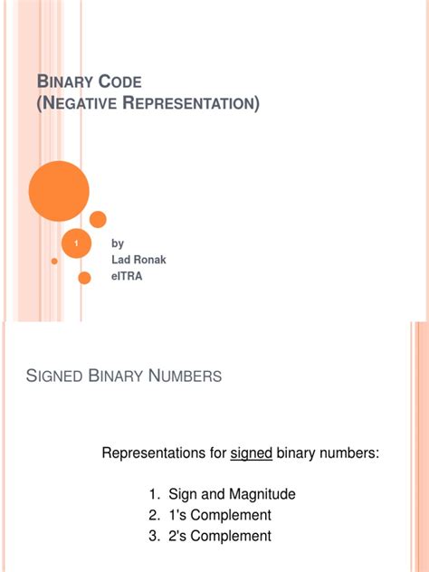 b c n r inary ode egative epresentation pdf binary coded decimal notation