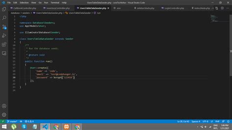 How To Create Database Seeder In Laravel 8 CodeHunger Blog