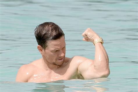 Mark Wahlberg Impresses Onlookers With His Insane Abs At The Beach