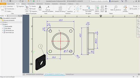 Linha De Centro Desenho Tecnico Braincp