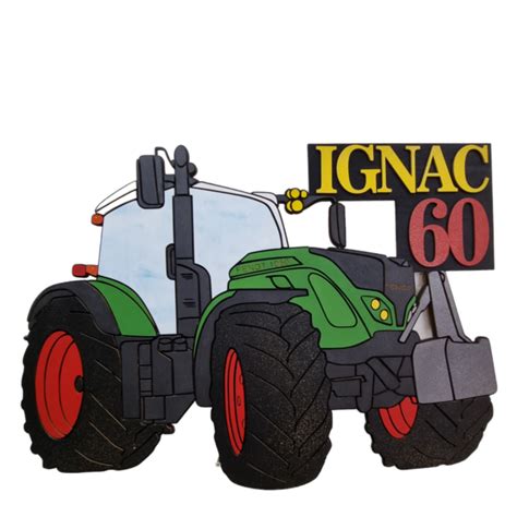 Znak Za Obletnico Traktor Fendt Leseno Darilo