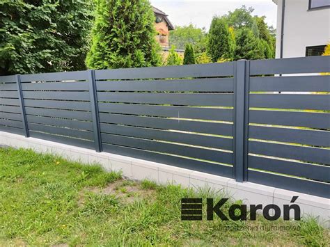 Ogrodzenie Aluminiowe Poziome 150 Gliwice Ogrodzenia Z Aluminium