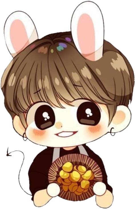 Jung Kook Cute Chibi Bts Png PngHQ