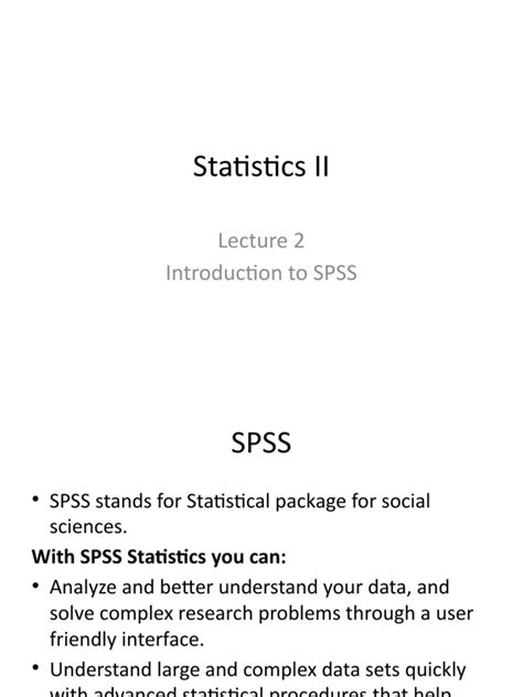 spss intro pdf spss information technology management