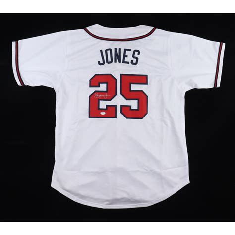 Andruw Jones Signed Jersey PSA Pristine Auction