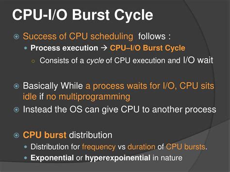 Ppt Csc Operating Systems Lecture Cpu Scheduling