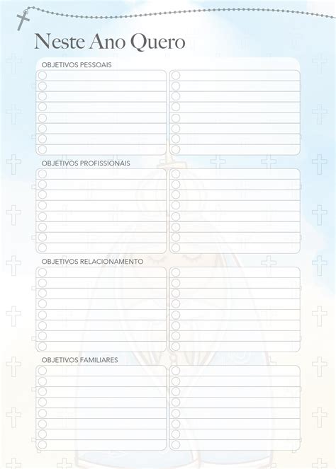 Planner Personalizado Nossa Senhora Aparecida Nessa Ano Quero Fazendo