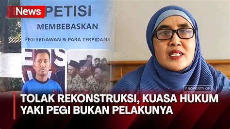 Kuasa Hukum Pegi Setiawan Tolak Rencana Rekonstruksi Kasus Vina Cirebon