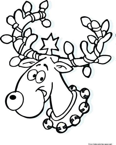 Rudolf The Rednosed Reindeer Coloring Pages At GetColorings Free