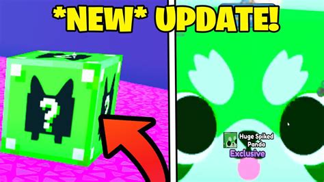 I Hatched New Secret Pet In New Lucky Block Update In Pet Simulator X