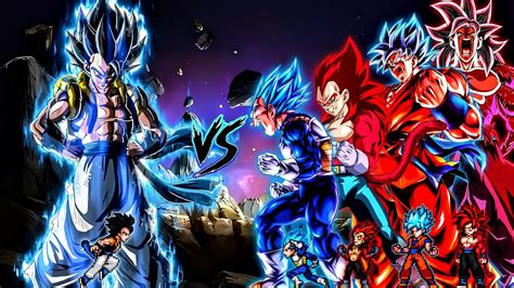 Gogeta Tp V Op All Form Vs Fusion Vegito Op Goku Vegeta Fusion