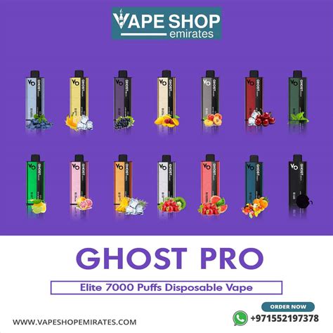 Buy Ghost Pro Elite Puffs Disposable In Uae