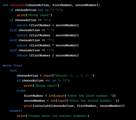 calculator with “try except” in python by berivan küçükkart yetkin yayın medium