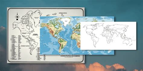 Mapamundi Para Imprimir Descargar Gratis Mapa Del Mundo