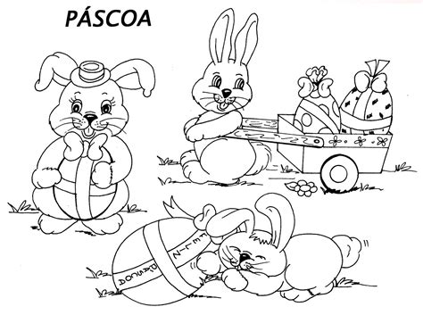 Coelhinho da Páscoa desenhos para colorir Imprimir e Pintar Fc Noticias