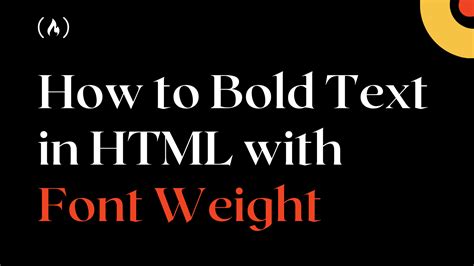 CSS Bold Cómo poner texto en negrita en HTML con CSS
