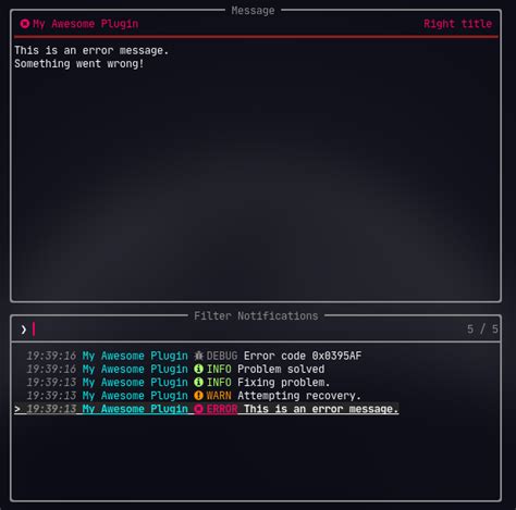 Rcarriga Nvim Notify Neovim Plugin Developers Using Nvim Notify
