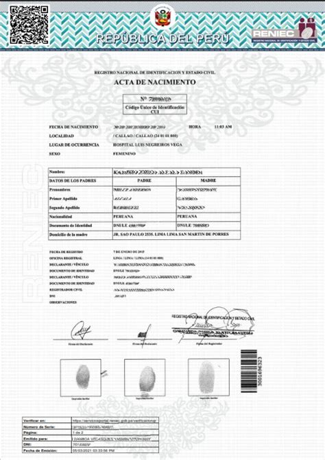 Acta Partida De Nacimiento Tramites Online