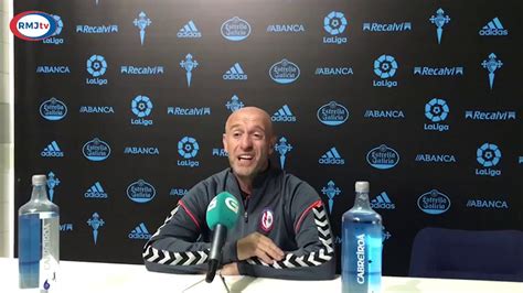 Rueda de prensa de Julián Calero tras la victoria ante el Celta B YouTube
