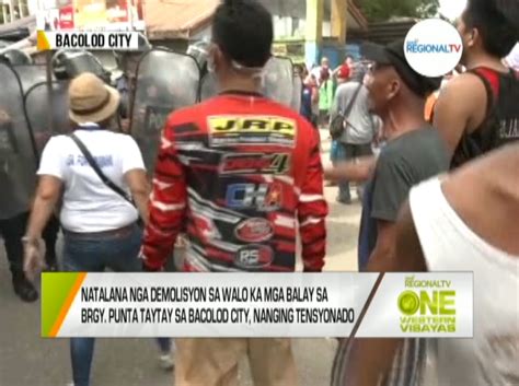 One Western Visayas Pag Demolish Sang Ka Mga Balay Sa Brgy Punta
