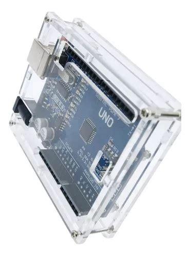 Caja Acr Lico Para Arduino Uno R Tornillos Transparente En Venta En