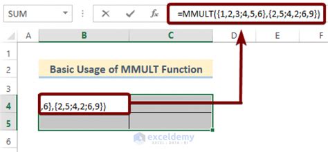 how to use mmult function in excel 6 examples exceldemy