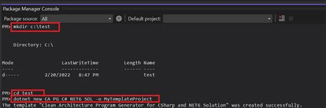 Nuget Gallery Clean Architecture Program Generator For Csharp And