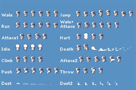 Free Pixel Art Tiny Hero Sprites CraftPix Net
