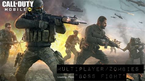 Multiplayer Zombies Boss Fight Call Of Duty Mobile YouTube