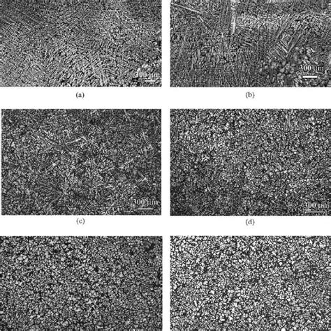 As Cast Microstructures A Very Large Grain Structure Produced By