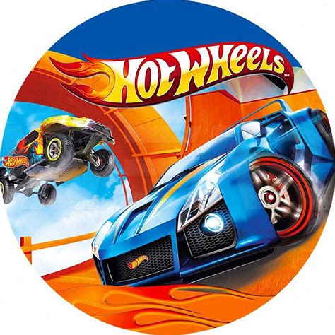 Painel Redondo Tecido Sublimado D Hot Wheels Wrd Wear Sublima Es