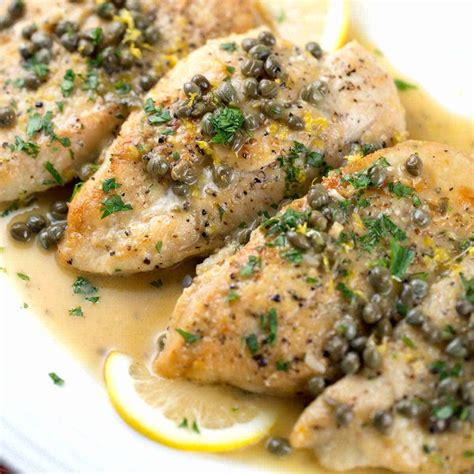 Chicken Piccata With Lemon Caper Sauce Jessica Gavin