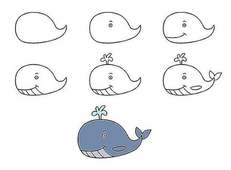 Dibujo De Ballena C Mo Dibujar Una Ballena Simple In Whale
