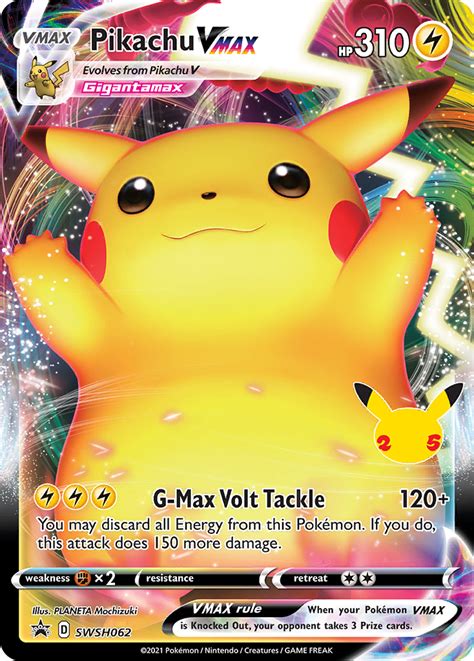 Pikachu VMAX SWSH Black Star Promos Pokemon Card Pikawiz