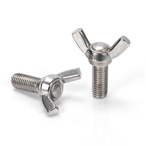 Customizable Stainless Steel Wing Bolt Hand Twist Screw Butterfly