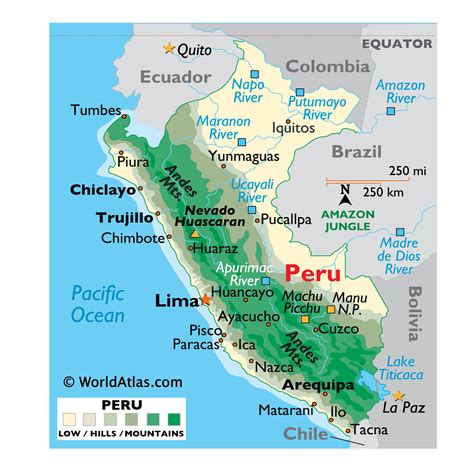 Peru Map Geography Of Peru Map Of Peru Worldatlas