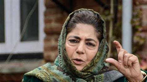 On Mehbooba Mufti House Arrest Claim Srinagar Police Say Free To