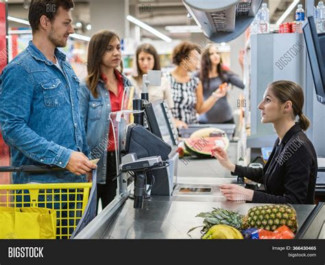 People Buying Goods Image Photo Free Trial Bigstock