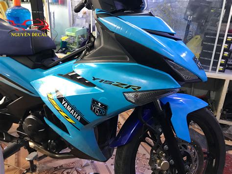 Tem Tr M Exciter Y Zr Xanh En B C Nguy N Decal Chuy N D N Keo Xe