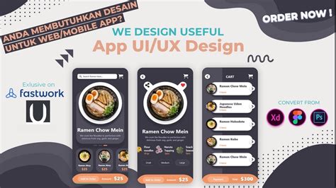 Desain Tampilan UI UX Untuk Mobile App Website Landing Page