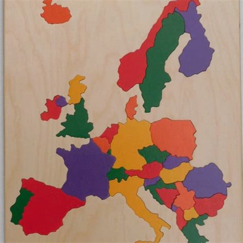 World Map Puzzle Naming The Countries And Their Geographical Etsy
