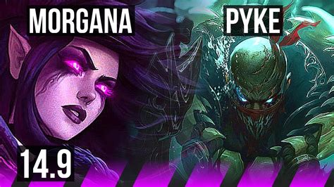 MORGANA Lucian Vs PYKE Kai Sa SUP 5k Comeback EUW Master 14