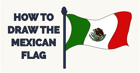 How To Draw The Mexican Flag Really Easy Drawing Tutorial