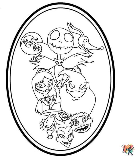 96 Disegni Di Jack Skellington Da Colorare Inorridito Disegnidacolorarewk